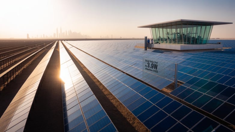 Dubai Solar Park Hits 3.9 GW Milestone in 2025